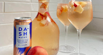 Peach DASH and Rose Cocktail Recipe | DASH Water