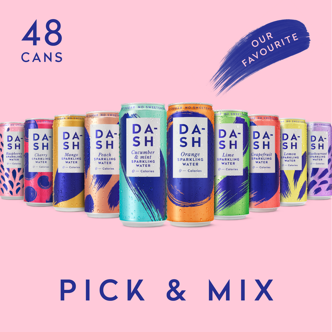 DASH Water | Healthy Drinks | Wonky Fruit Infused Sparkling Water