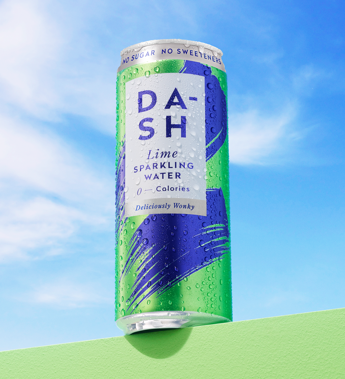500ml Lime Sparkling Water | Lime Soft Drink | DASH Water